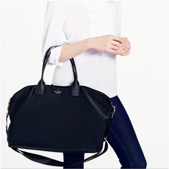 kate spade | Bags | Kate Spade Classic Nylon Lyla Weekender Bag | Poshmark